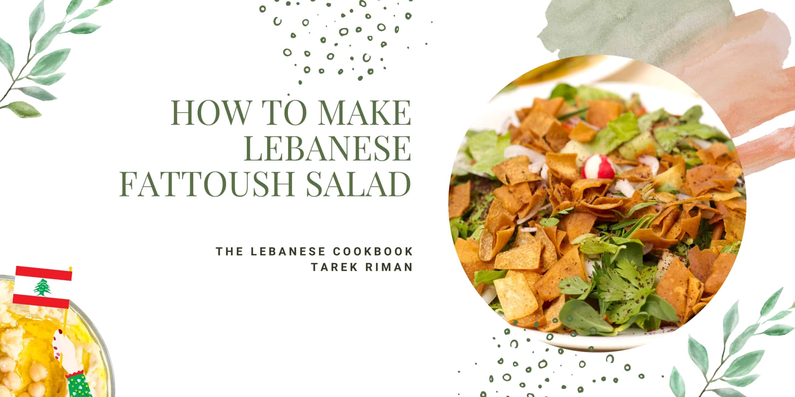 How to make Lebanese Fattoush Salad | Photos of Lebanon